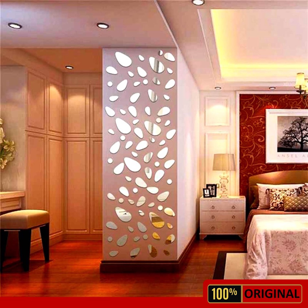 Jual Sticker Wallpaper Dekorasi Dinding Tembok Mural Mirror Acrylic 13 ...