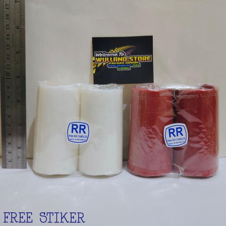 Jual [1 PACK isi 2 batang] LILIN BESAR JUMBO 10CM / LILIN BESAR ...