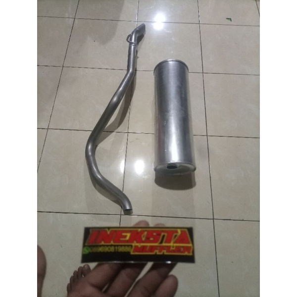 Jual paket komplit knalpot standar mobil dan pipa buntut mobil avanza ...