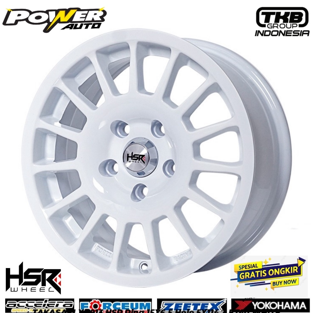 Jual VELG RALLY LOOK RING 15 BAUT 5 ERTIGA,XOVER HSR TAKASAKI R15 LEBAR 6,5 ET40 WARNA PUTIH ...