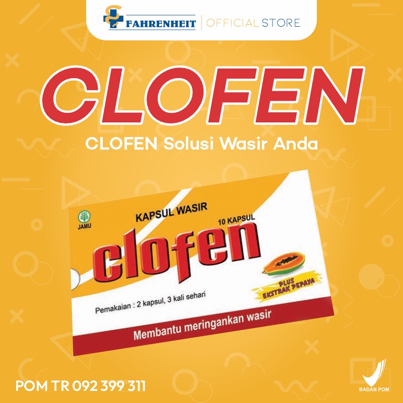 Jual Obat Wasir Clofen | Suplemen Herbal Alami untuk Ambeien dan ...