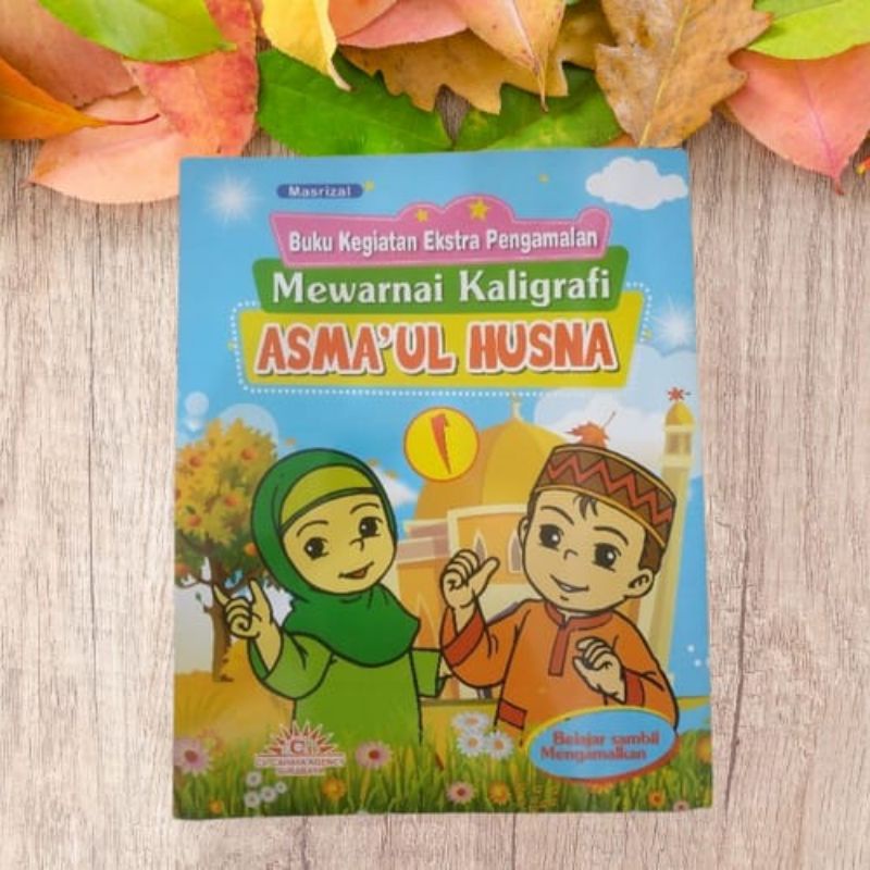 Jual Buku Mewarnai Kaligrafi Asmaul husna | Shopee Indonesia