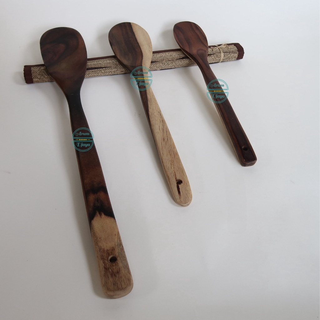 Jual ERUS KAYU WOODEN SPATULA IRUS KAYU SONO ERUS KAYU JUMBO ERUS KAYU ...