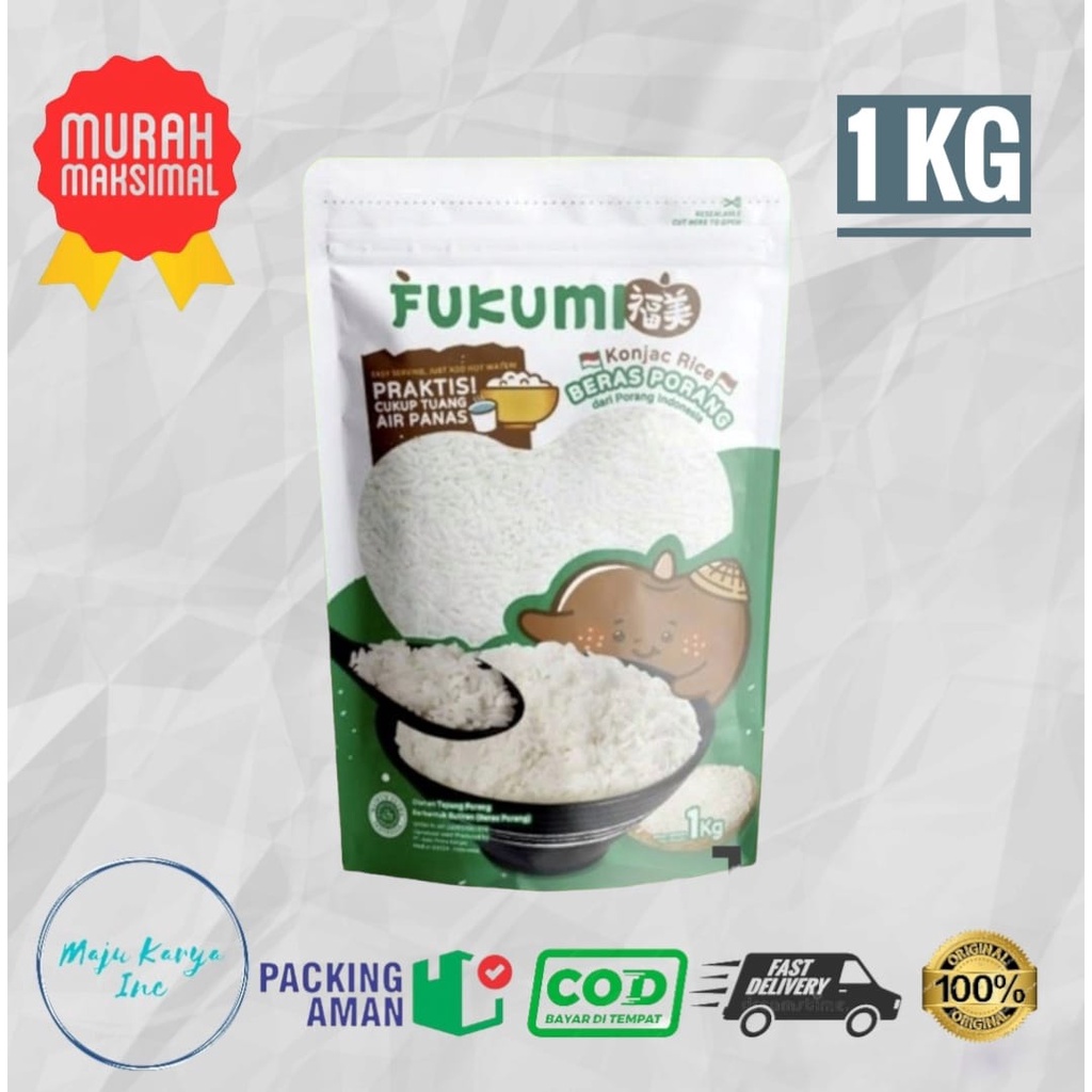 Jual FUKUMI BERAS PORANG POUCH 1KG | Shopee Indonesia