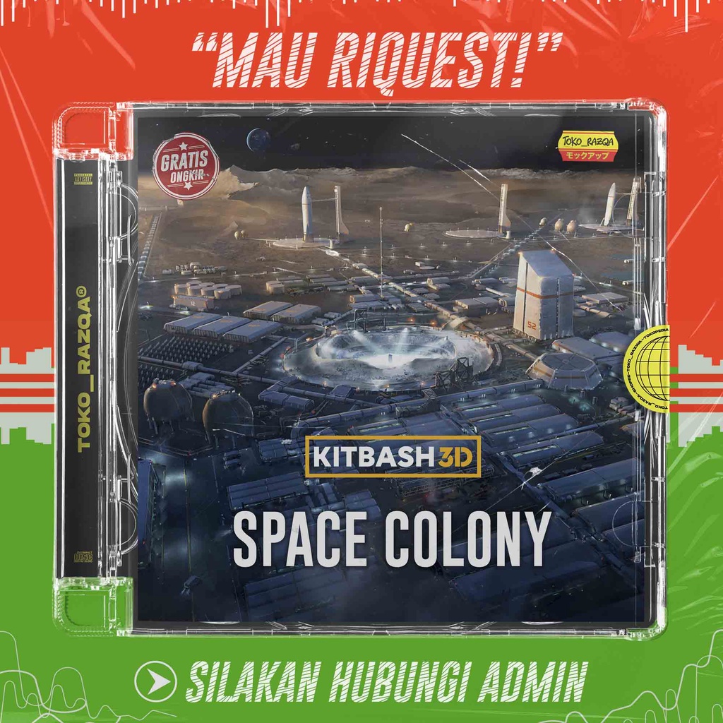 Jual KITBASH3D - SPACE COLONY 3D ASSETS | Shopee Indonesia