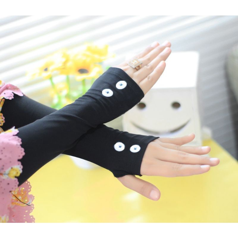 Jual handsock jempol 2 kancing bunga | Shopee Indonesia