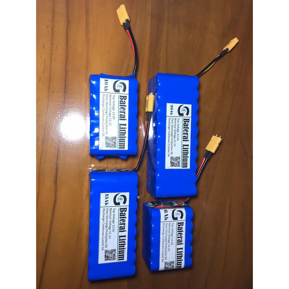 Jual lithium battery pack 12volt 6Ah-20Ah | back up UPS baterai UPS ...