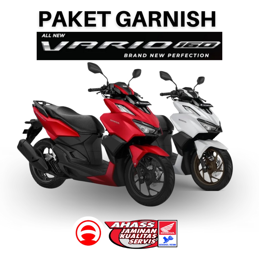 Jual Paket Aksesoris Garnish Vario 160 All Aksesoris 2022 2023 Original Honda | Shopee Indonesia