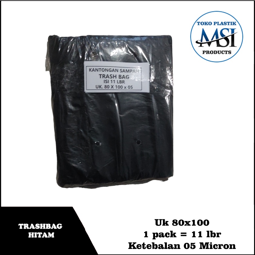 Jual Kantong Sampah Hitam Uk.80x100 | Warna Hitam sampah Uk.80x100 ...