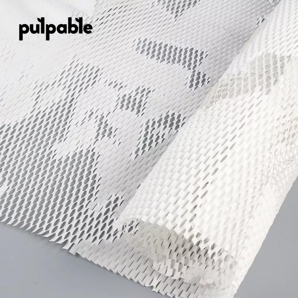 Jual Pulpable - 30cm x 50m Eco Friendly Bubble Wrap / Honeycomb Paper ...