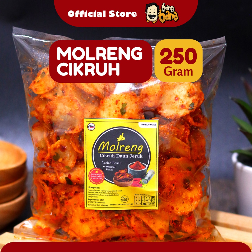 Jual Keripik Molreng Kripik Molring Kripik Moring Bumbu Cikruh Pedas ...