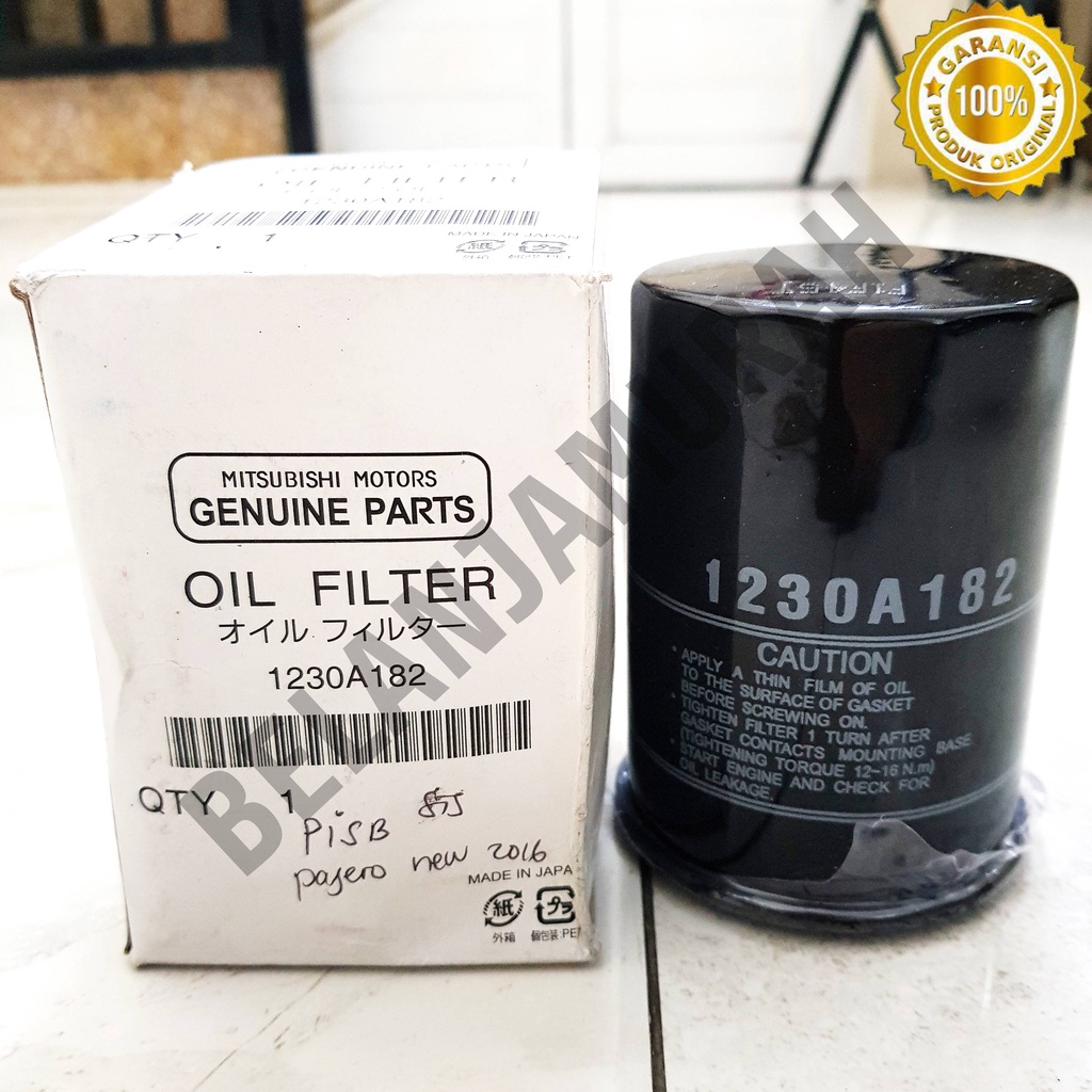 Jual Filter oli / Oil Filter Pajero 2016 keatas 100% Asli Mitsubishi ...