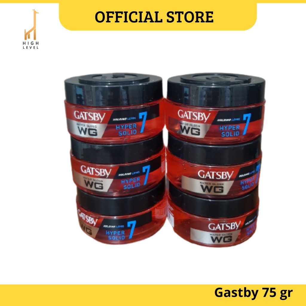 Jual Minyak Rambut Pria Gatsby Water Gloss Hyper Solid 7 Merah 75 gr ...