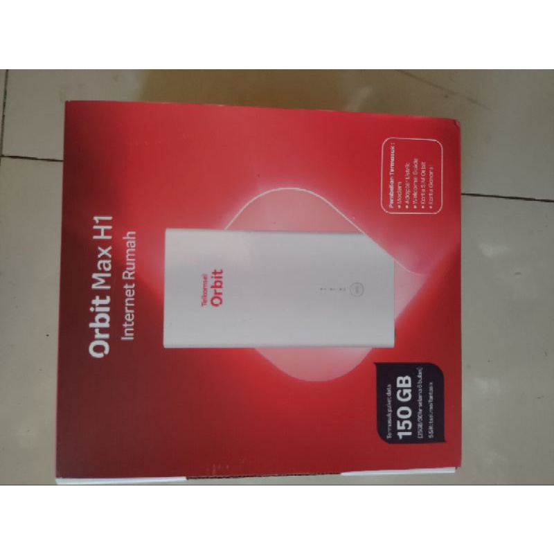 Jual Modem Telkomsel Orbit Max H1 4G LTE Cat12 Huawei B628 Free Kouta ...