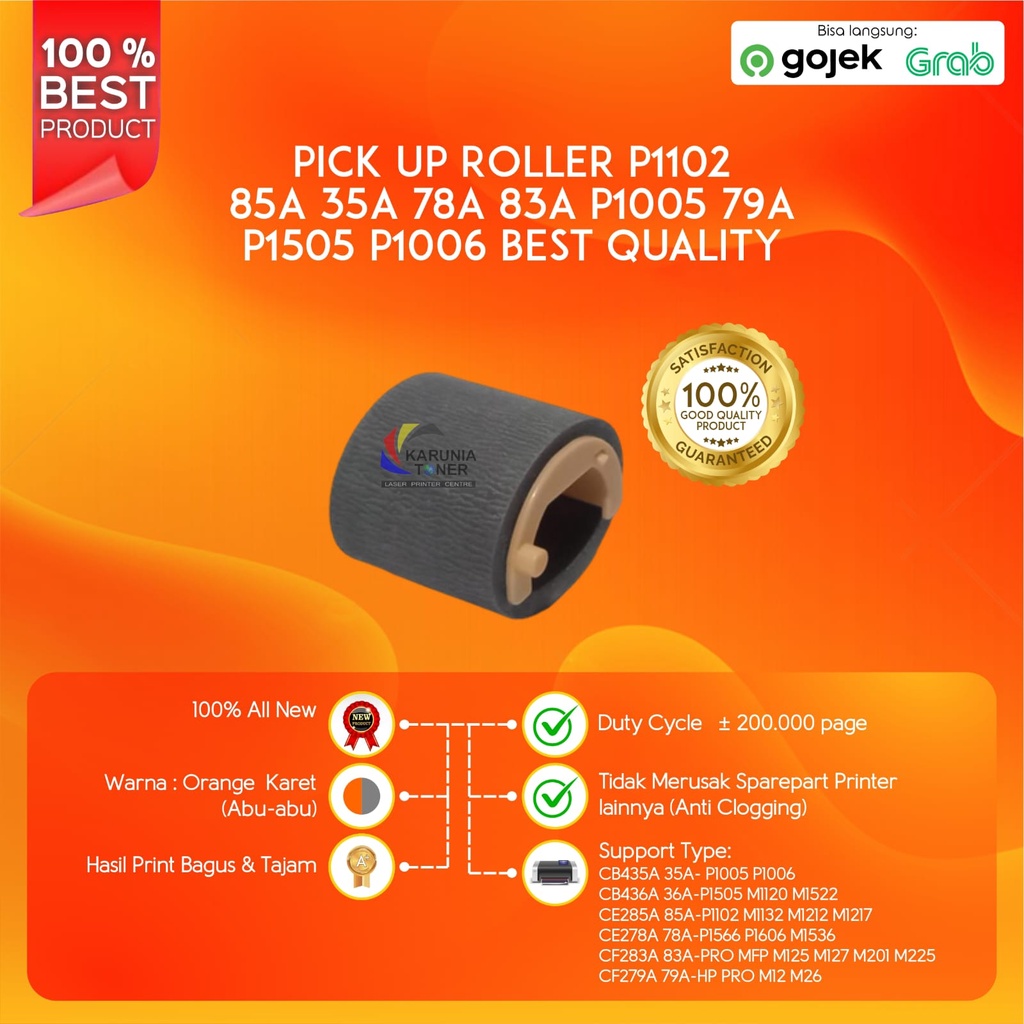 Jual PICK UP ROLLER Canon 325 LBP6000 LBP6030 MF3010 LBP-6000 6030 ...
