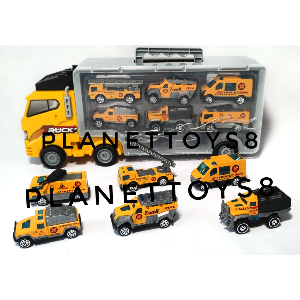 Jual Mainan Truk Penyimpan Mobil Storage Alloy Cars Varian | Shopee ...