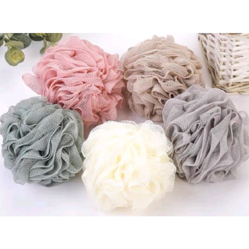Jual SHOWER PUFF bath sponge mandi spons mandi | Shopee Indonesia