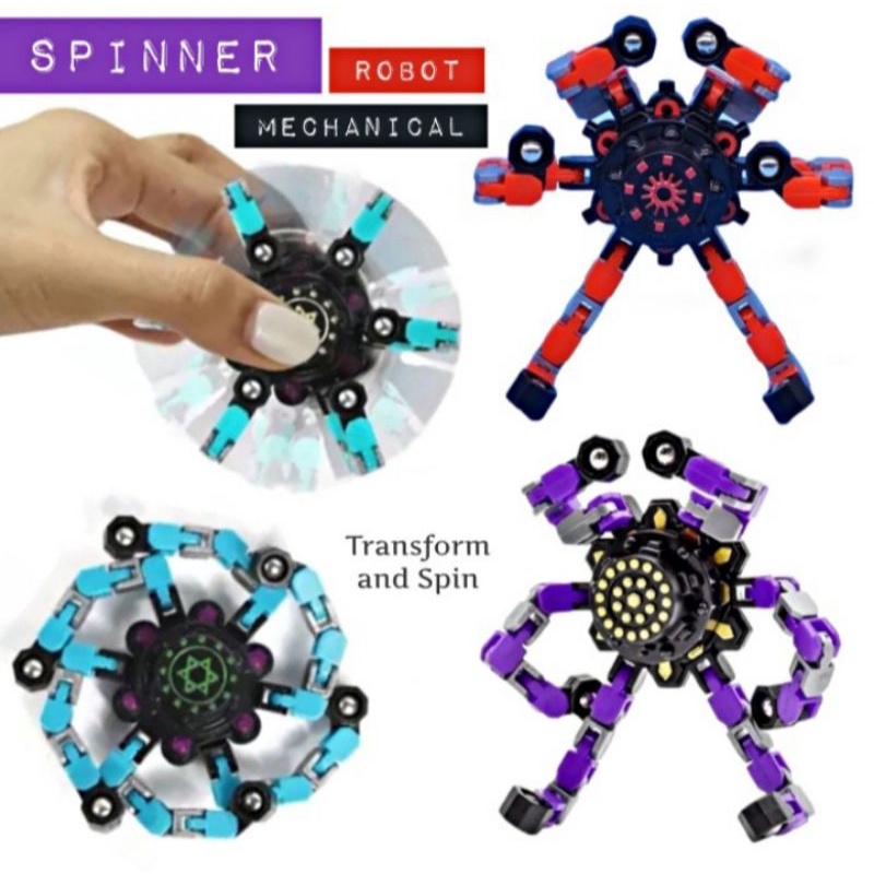 Jual mainan spinner robot | Shopee Indonesia
