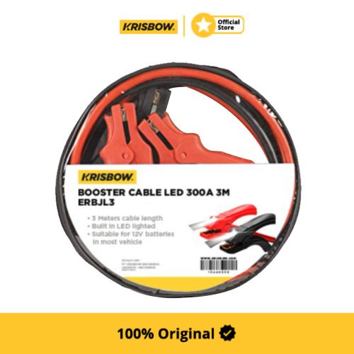 Jual Krisbow Booster Cable Kabel Jumper Led 300A Erbjl3 3 Mtr | Shopee ...