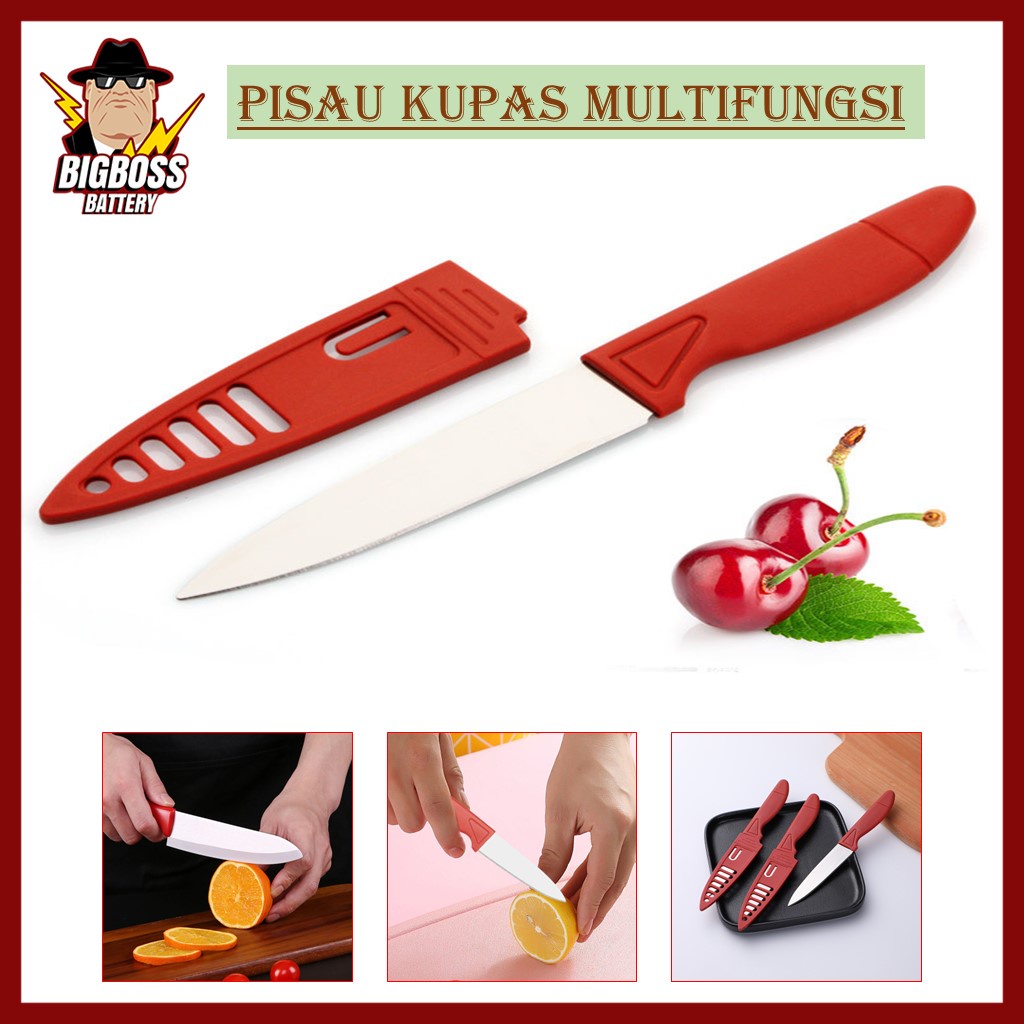 Jual Pisau Mini Dapur Alat Potong Sayur Buah Tajam Serbaguna Dilengkapi ...