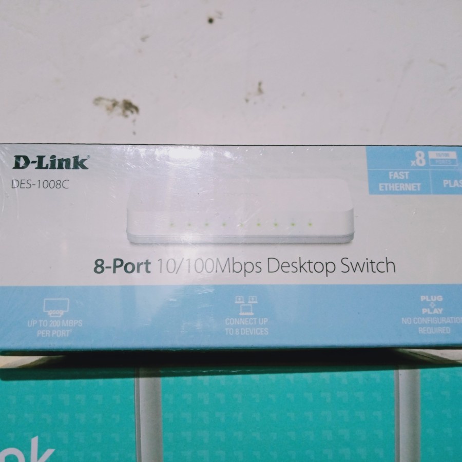 Jual SWITCH HUB DLINK 8 PORT DES 1008C | Shopee Indonesia