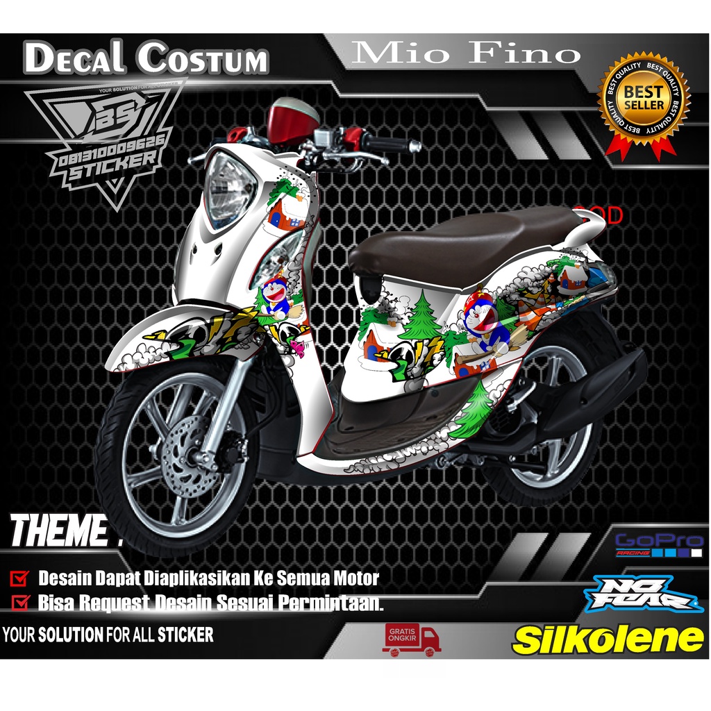 Jual STICKER DECAL YAMAHA MIO FINO FULLBODY/DEKAL STIKER MIO FINO ...