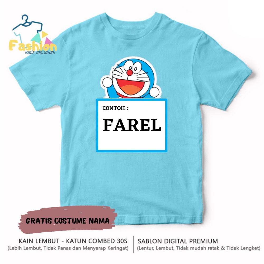 Jual BAJU KAOS ANAK DORAEMON COSTUM/KAOS ANAK NAMA SENDIRI/KAOS ANAK ... Jual BAJU KAOS ANAK DORAEMON COSTUM/KAOS ANAK NAMA SENDIRI/KAOS ANAK ...
