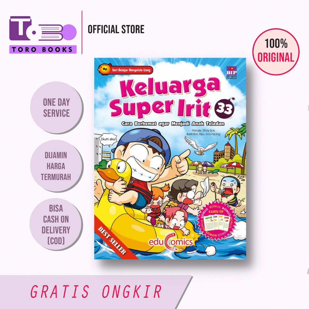 Jual Buku EDUCOMICS : KELUARGA SUPER IRIT ( vol 1-39) | Shopee Indonesia