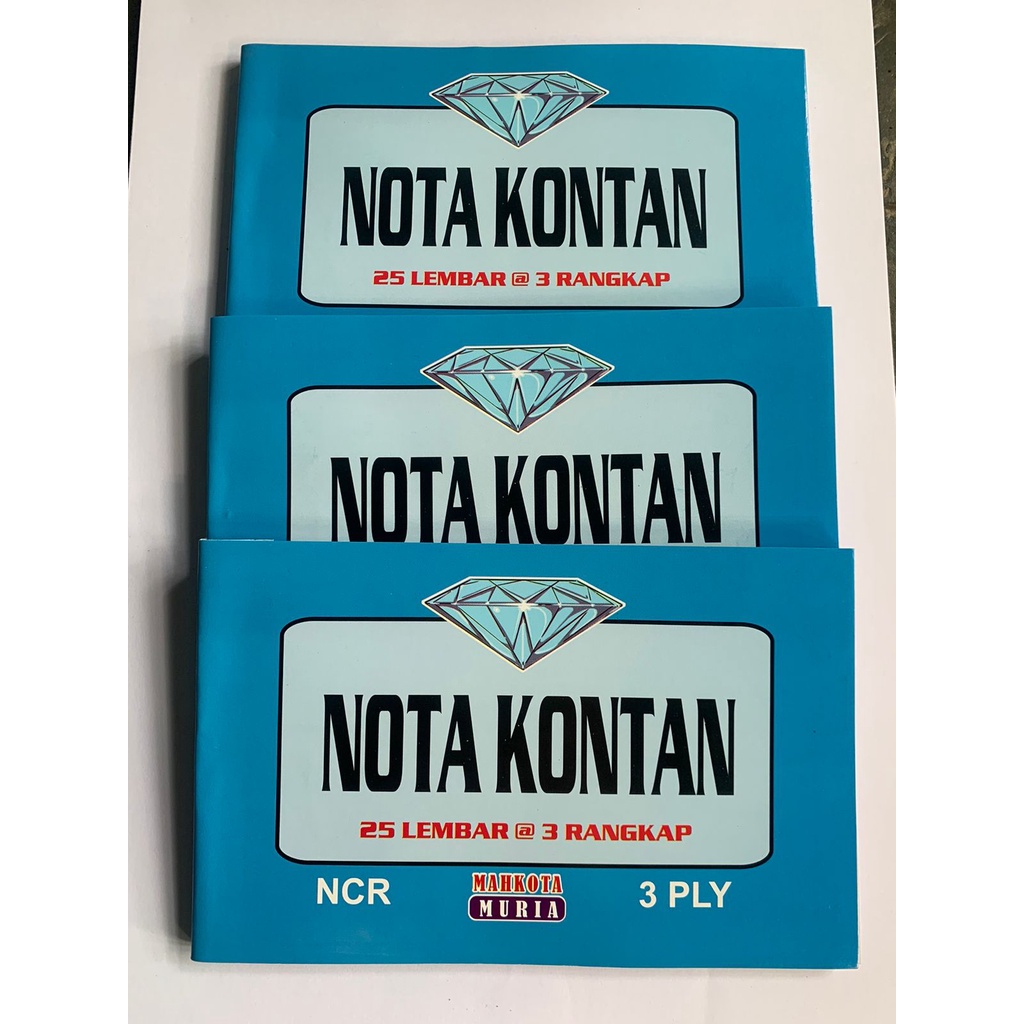 Jual Nota Kontan Kecil 3 Ply, Nota NCR, Desain Landscape | Shopee Indonesia