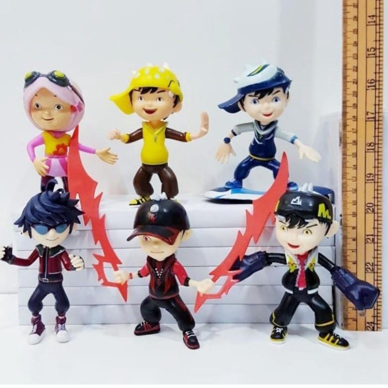 Jual SHOPEE MALL FIGURE BOBOIBOY SET 5PCS MAINAN ACTION FIGURE MINIATUR ...