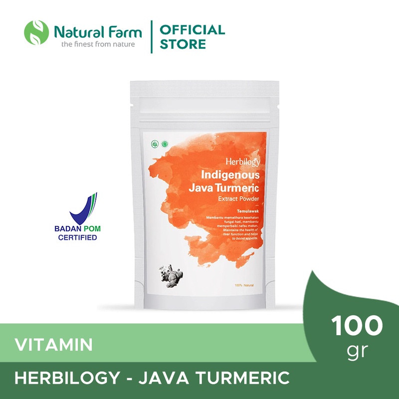 Jual Herbilogy Java Turmeric Extract Powder - 100gr | Shopee Indonesia