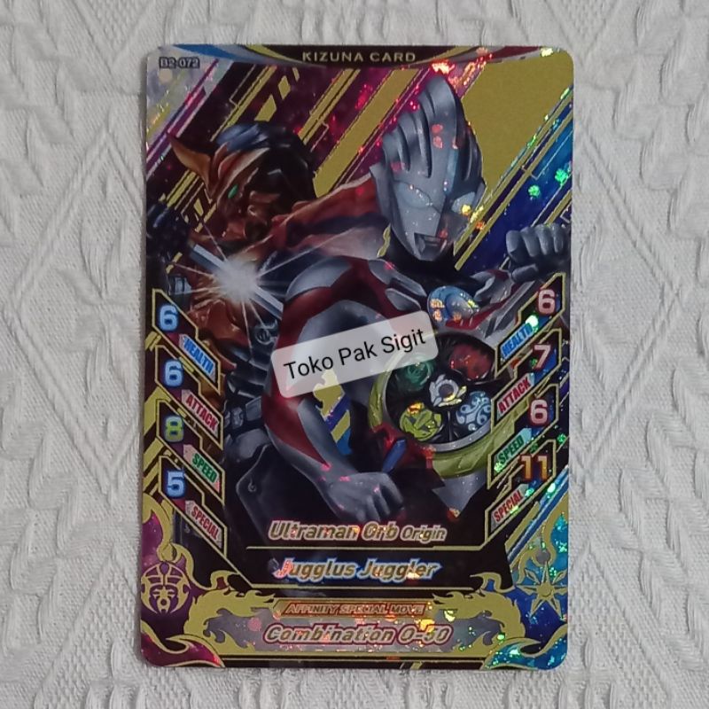 Jual Kizuna Card Ultraman Orb Origin dan Jugglus Juggler B2-072 ...