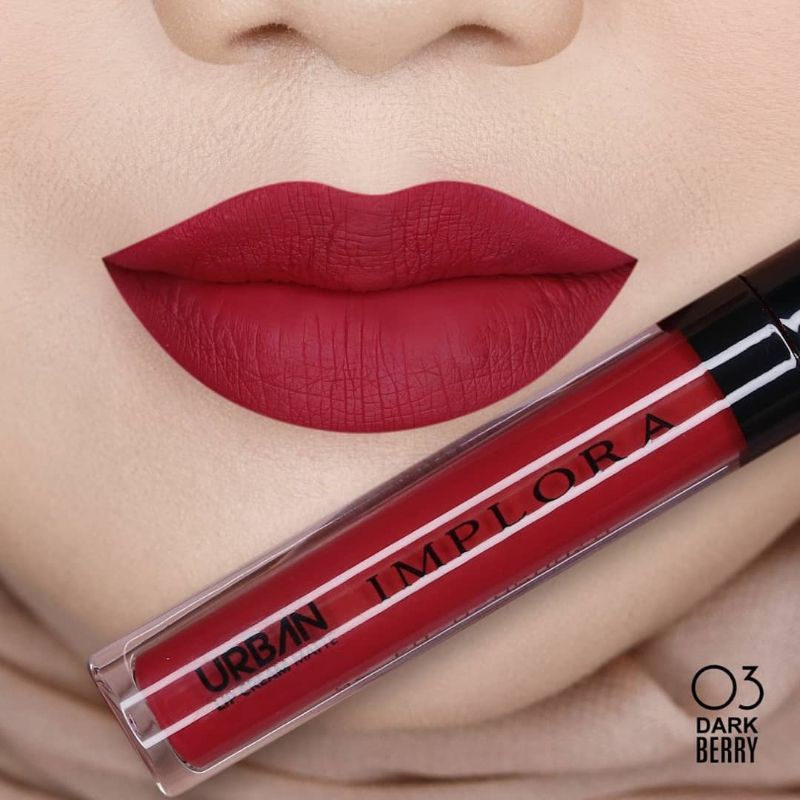 Jual IMPLORA LIP CREAM MATTE ( 03 DARK BERRY ) | Shopee Indonesia