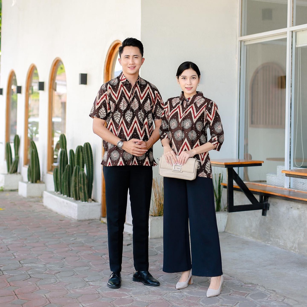 Jual Benang Raja Batik Couple Pria Wanita Motif Rang Rang | Shopee ...