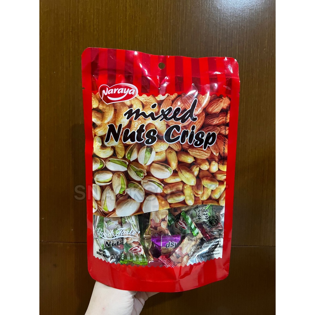 Jual NARAYA MIXED NUTS CRISP Permen Kacang Enting-enting 200gr | Shopee ...