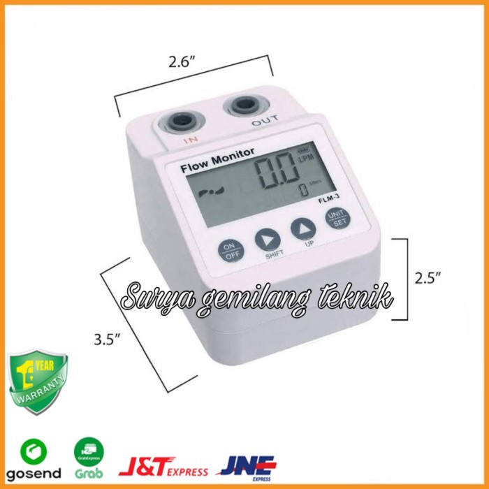 Jual Flow Monitor Hm Flm-3 / Flow Monitor Digital Flm-3 Hm | Shopee Indonesia