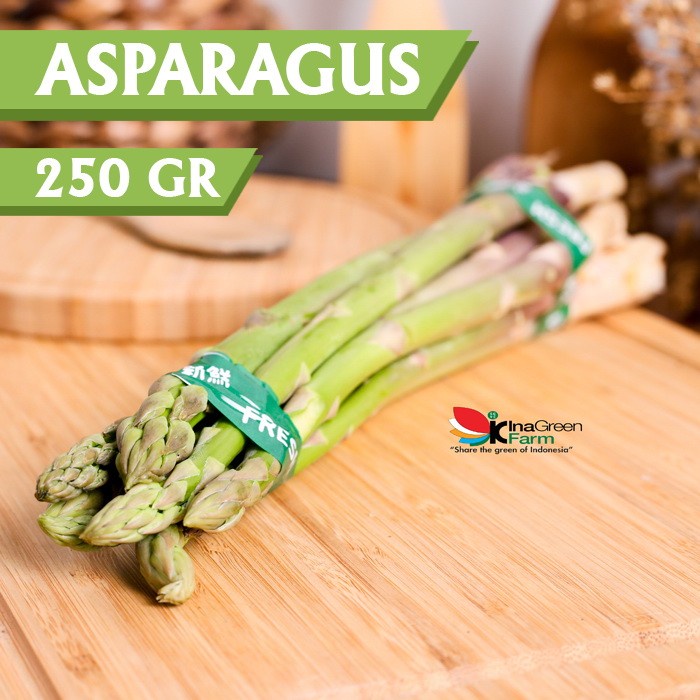 Jual Inagreen Farm Bandung Sayur Asparagus Fresh 250 Gram | Shopee ...