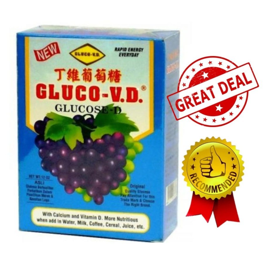 Jual Glukosa / Tepung Dekstrosa GLUCO VD 340gr 12oz / Gula Anggur ...