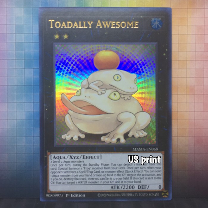 Jual Kartu Yugioh Toadally Awesome - Mama Ultra Rare | Shopee Indonesia