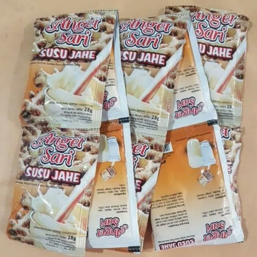 Jual Anget Sari Susu Jahe Sachet 28 gr 1 renceng 10 sachet | Shopee ...