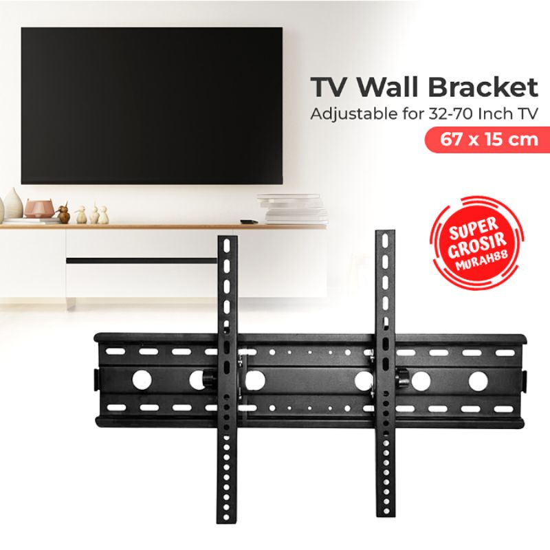 Jual Bracket TV Dinding LED Ukuran 32" - 70" Inch Braket Dinding TV LED ...