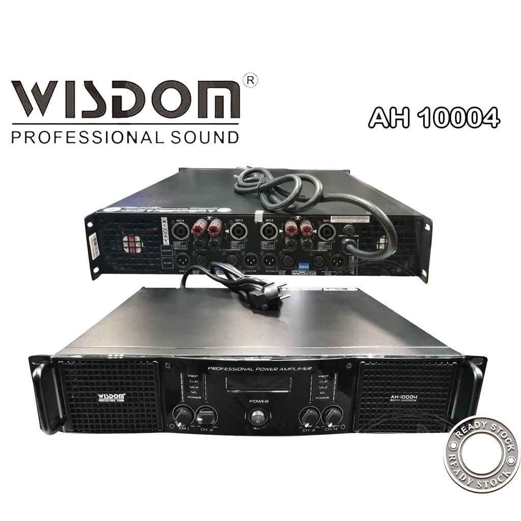 Jual Wisdom AH10004 Power Amplifier AH-10004 AH 10004 | Shopee Indonesia