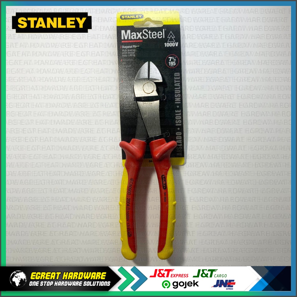 Jual Stanley 84-004 VDE Diagonal Cutting Plier Tang Potong Anti Statis ...