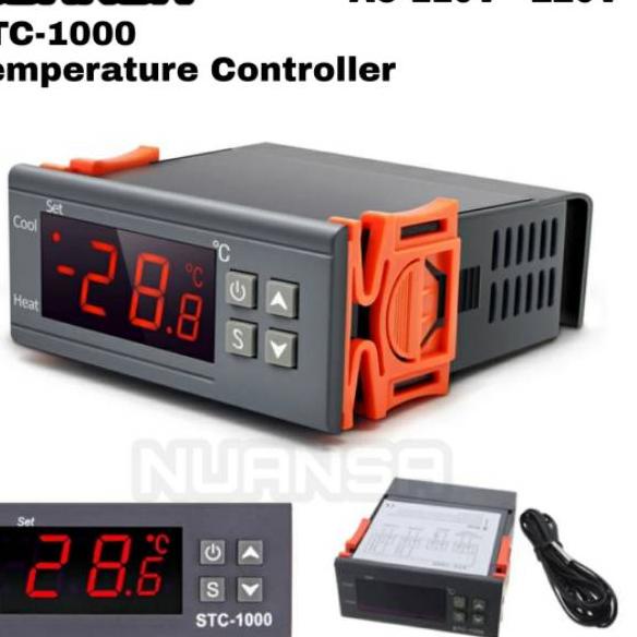 Jual (W6)R») 220V - Thermostat Digital STC 1000 Suhu Controller ...