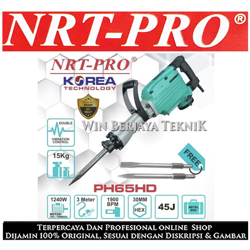 Jual NRT-PRO PH 65 HD Mesin Bor Bobok Beton Tembok Jack Hammer Drill PH65HD PH 65HD PH65 HD ...