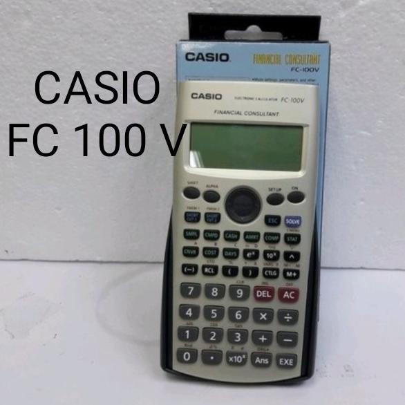 Jual CASIO FINANCIAL CALCULATOR FC 100 V KALKULATOR KEUANGAN | Shopee ...
