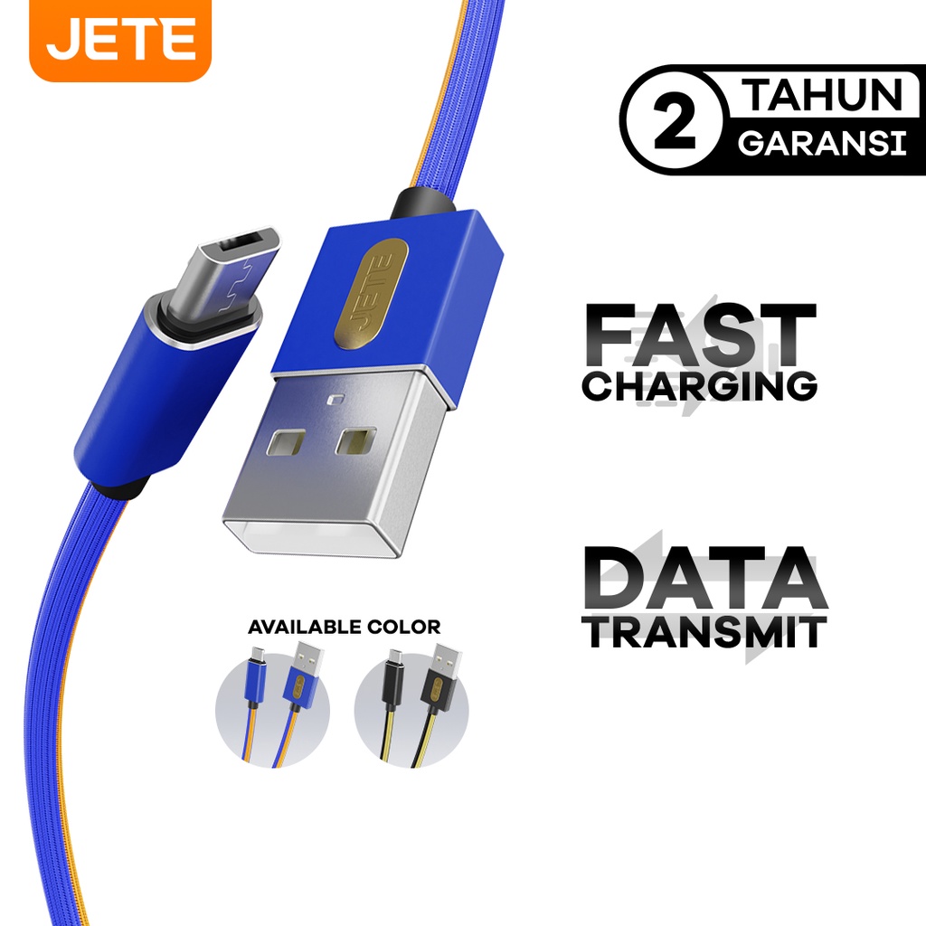 Jual JETE Swift Kabel Data Kabel USB Micro Fast Charging - Garansi 2 ...