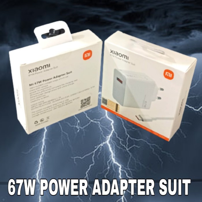 Jual CHARGER ADAPTER SUIT CABLE XIAOMI 67W MI TURBO CHARGING USB TYPE C ...