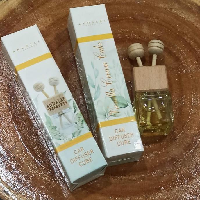 Jual Model Baru - Parfum Mobil Diffuser Cube Aroma Vanilla Cream Cake ,, | Shopee Indonesia