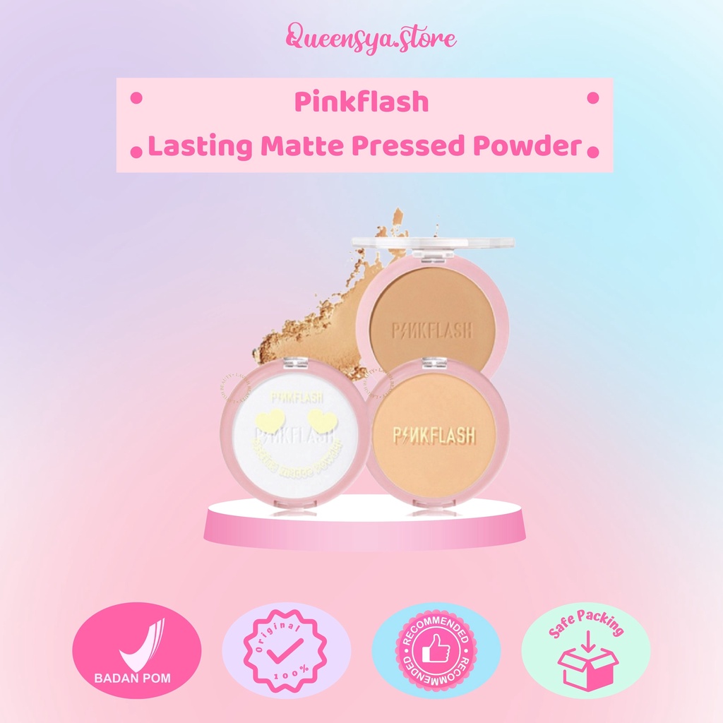 Jual Pink Flash Lasting Matte Pressed Powder | Shopee Indonesia